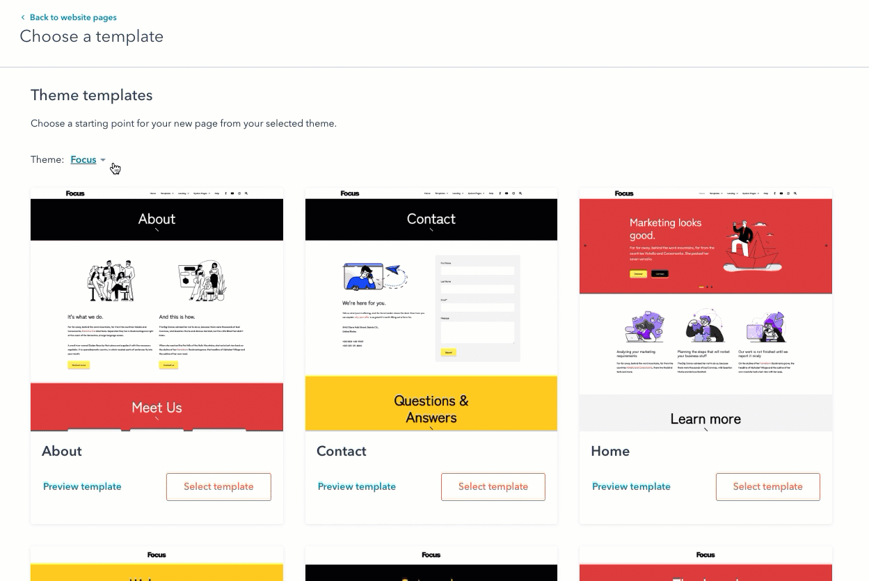 Getting started with themes