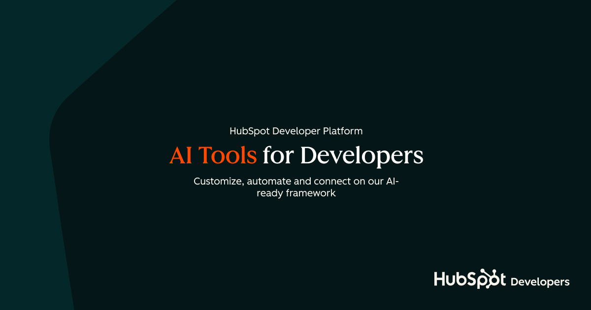 AI Tooling for Developers | HubSpot Developers